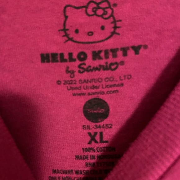 Sanrio | Tops | New Hello Kitty Magenta Shirt Sz Xl | Poshmark